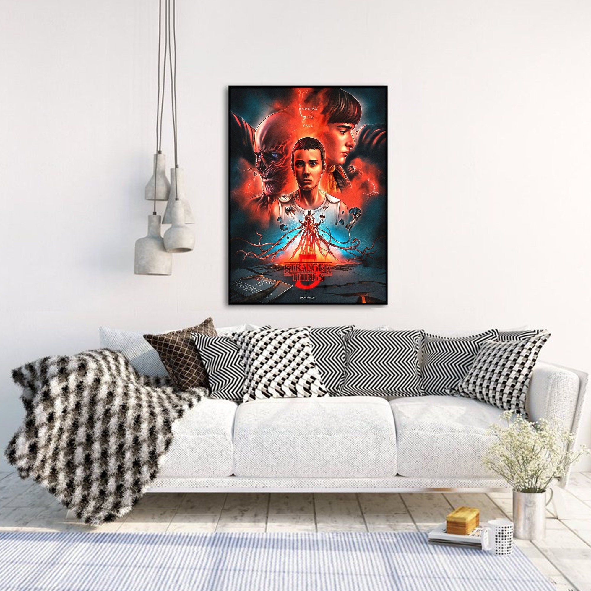 Stranger Things 5 Final Season 2024 Home Decor Poster Vuccie